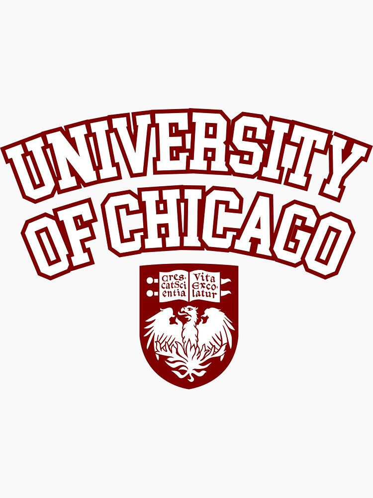 "University of Chicago " Sticker for Sale by carolinezhao | Redbubble