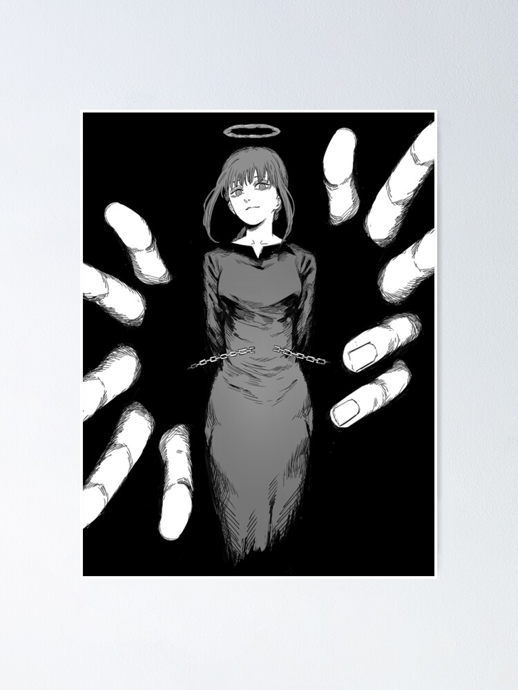 "Makima Control Devil" Poster for Sale by OmoshiroiWear | Redbubble