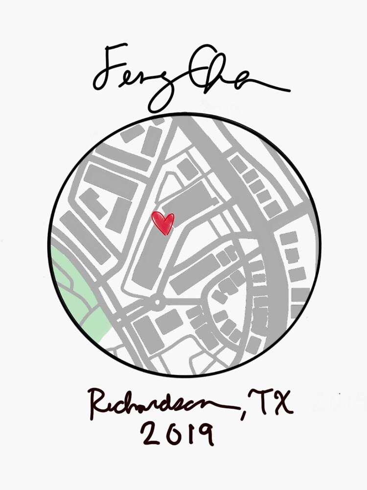 "custom location sticker" Sticker for Sale by boboro | Redbubble