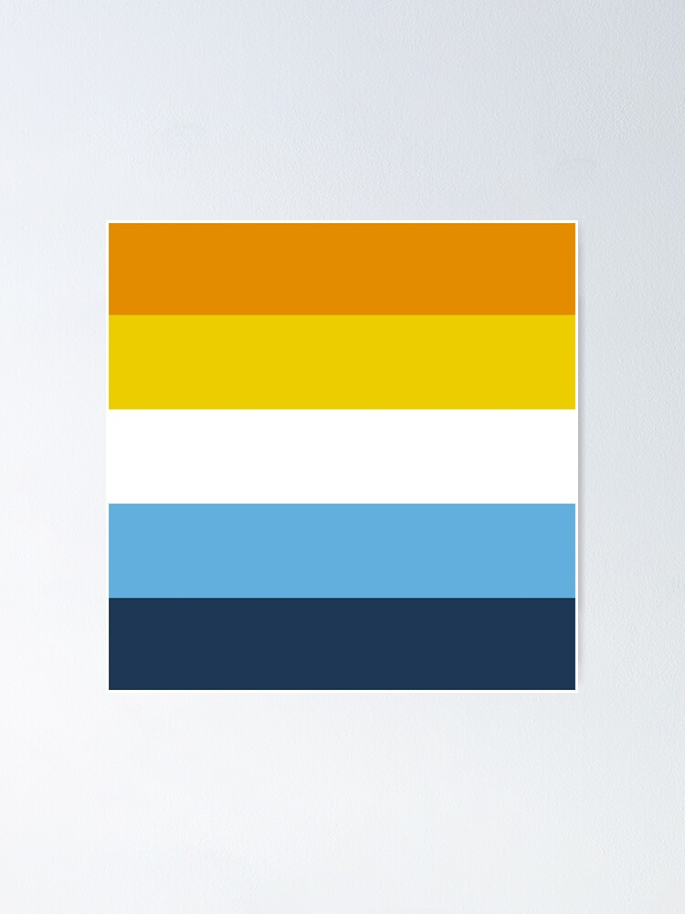 "Aroace Flag v2" Poster for Sale by LGBT-Liberation | Redbubble