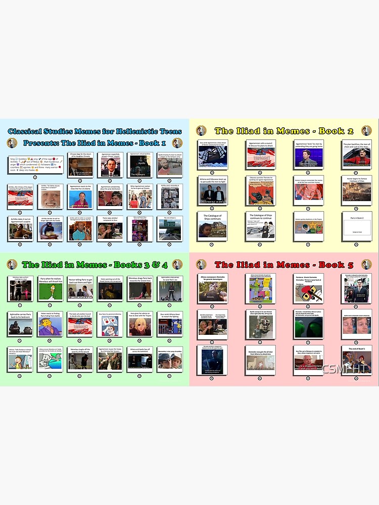 The Iliad in Memes: Part 1 Premium Matte Vertical Poster sold by ...