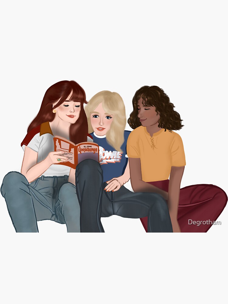 "Lily, Marlene, and Mary" Sticker by Degrotham | Redbubble