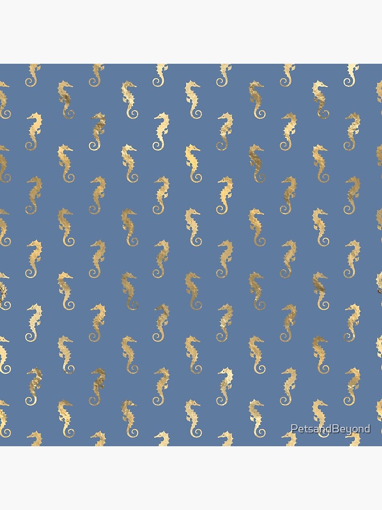 "Blue and Gold Mermaid 14" Art Print for Sale by PetsandBeyond | Redbubble