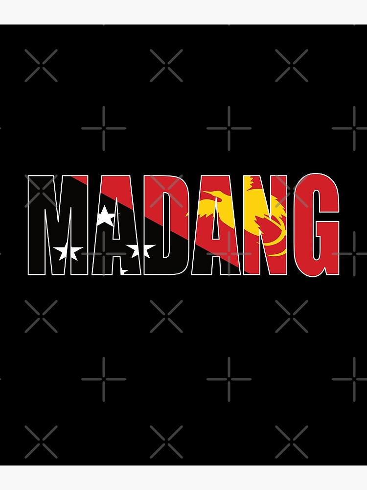 Póster «Madang con la bandera de Papua Nueva Guinea» de PNG-pikinini ...