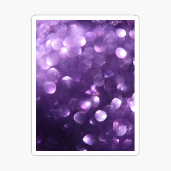 "Purple Glitter" Sticker for Sale by dagutierrez217 | Redbubble