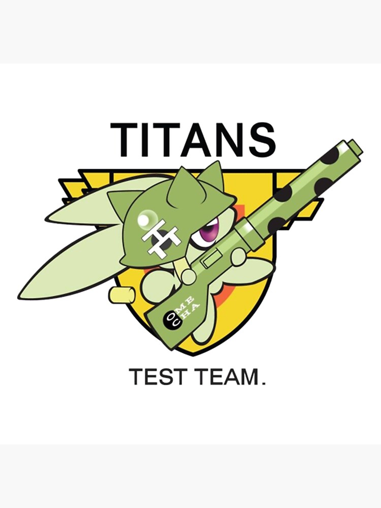 "TITANS TEST TEAM" Poster by Evaristoribeiro | Redbubble