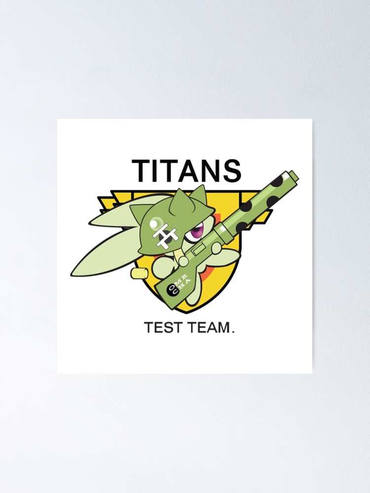 "TITANS TEST TEAM" Poster by Evaristoribeiro | Redbubble