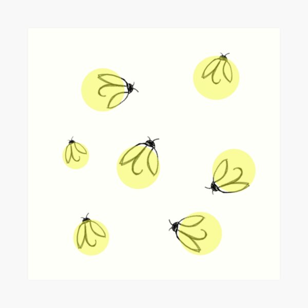"Fireflies, lightning bugs" Art Print for Sale by brichardson2 | Redbubble