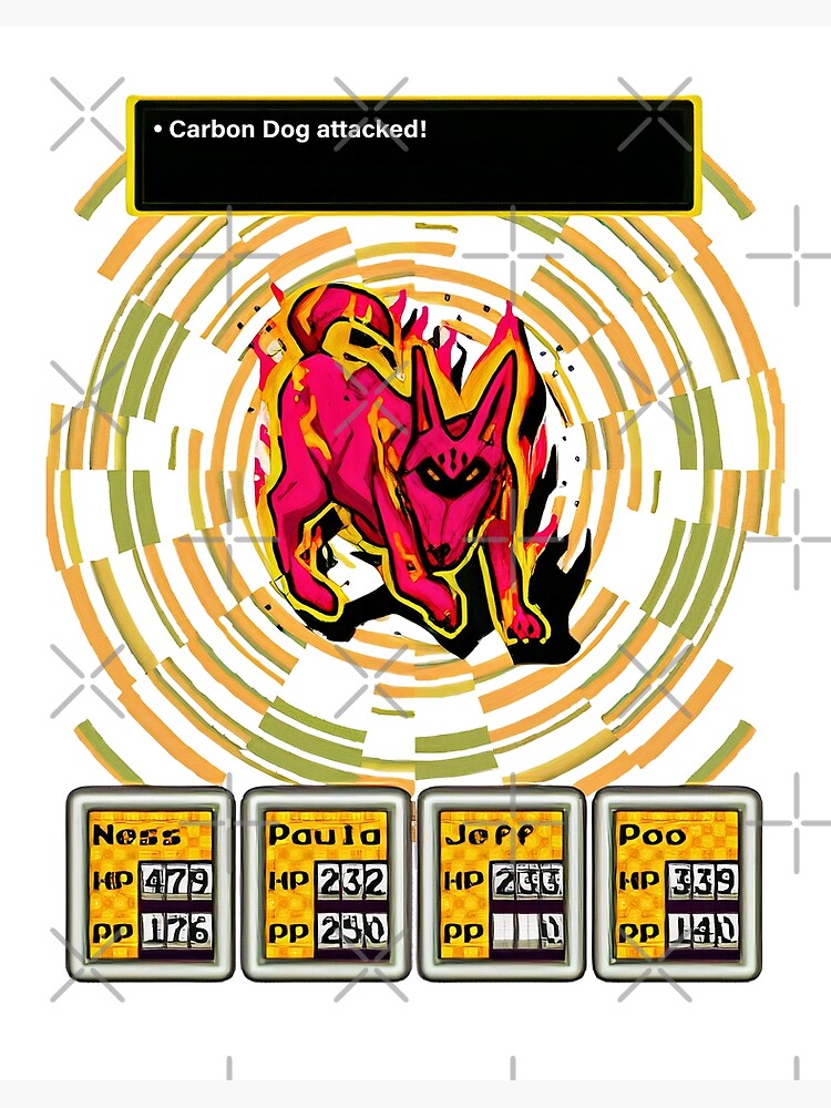 "Earthbound Carbon Dog Classic Tshirt Logo Cheap" Photographic Print ...