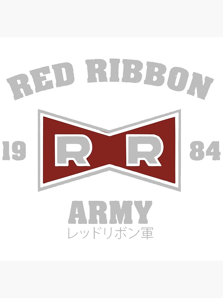 "RED RIBBON ARMY merch" Poster by kikukakiku | Redbubble