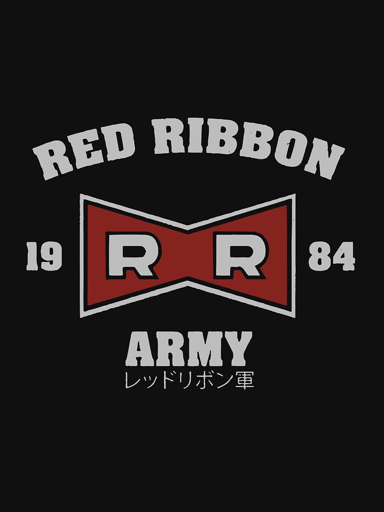 "RED RIBBON ARMY merch" T-shirt by kikukakiku | Redbubble | red ribbon ...