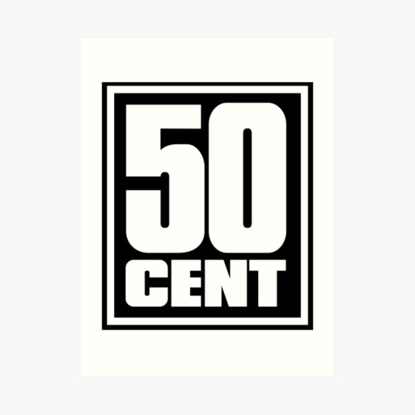 "50 Cent Logo" Art Print for Sale by crossesdesign | Redbubble