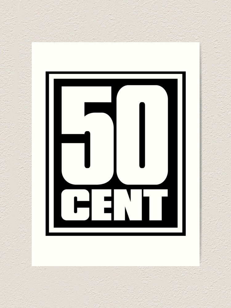 "50 Cent Logo" Art Print for Sale by crossesdesign | Redbubble