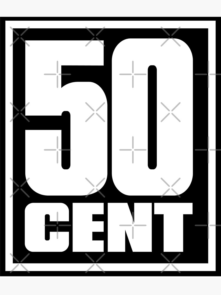 "50 Cent Logo" Art Print for Sale by crossesdesign | Redbubble
