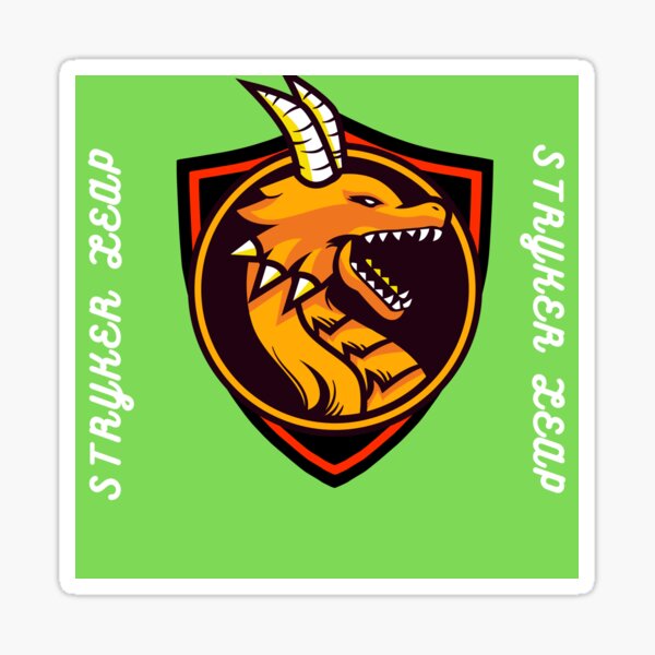 "STRYKER LEAP FOR REDBUBBLE" Sticker for Sale by Disitaldesign | Redbubble