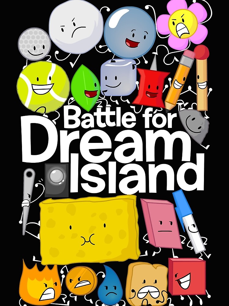 Póster for Sale con la obra «Póster de BFDI, copia relajada en negro ...