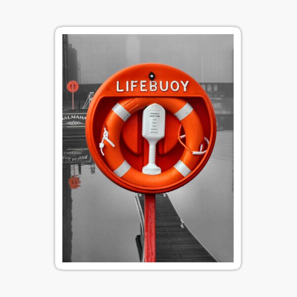 "Lifebuoy" Sticker for Sale by Yampimon | Redbubble