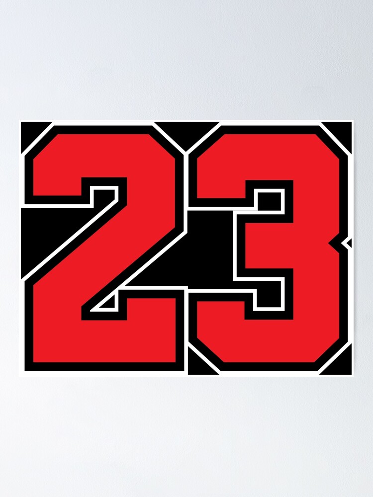 "MJ - 23" Poster by crossesdesign | Redbubble