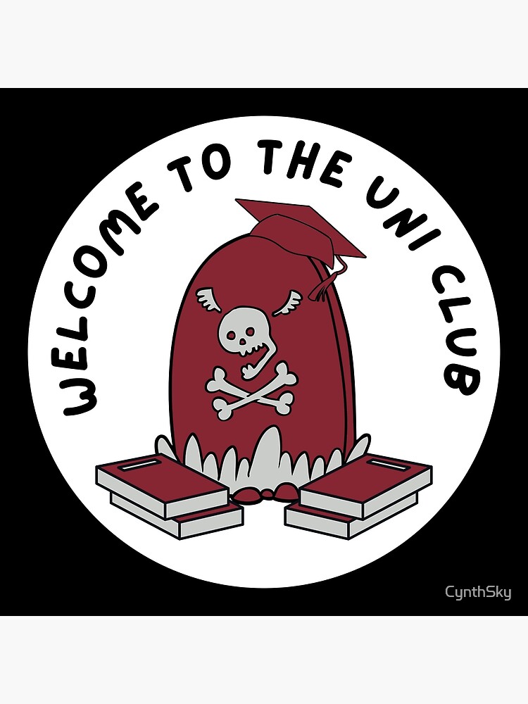 "Uni Club" Poster for Sale by CynthSky | Redbubble