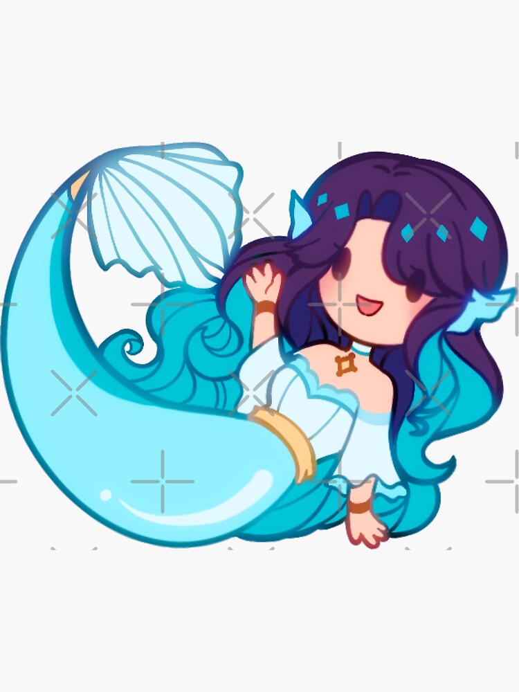 "Mermaid Idol" Sticker by tannacat | Redbubble