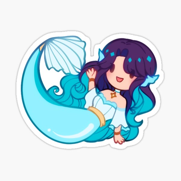 "Mermaid Idol" Sticker by tannacat | Redbubble