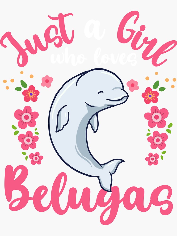 "Beluga" Sticker for Sale by CreativeGiftShp | Redbubble