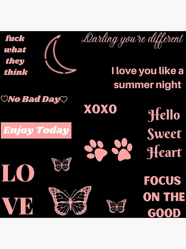 "Peach aesthetic stickers" Poster for Sale by Hoetoons | Redbubble