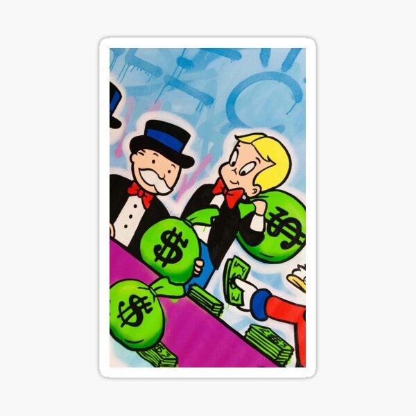 "Monopoly" Sticker by picisroman25 | Redbubble