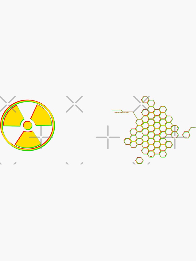 "Nuke 3D" Sticker by Korvus78 | Redbubble