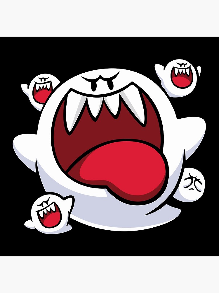 "King Boo Face" Poster for Sale by thibaultseng | Redbubble