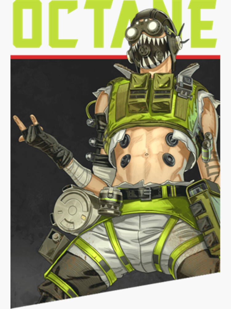 "octane" Sticker for Sale by Rubensfreitas | Redbubble