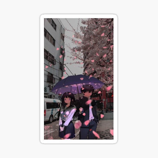 "HYOUKA - Oreki & Chitanda" Sticker for Sale by Amy0823 | Redbubble