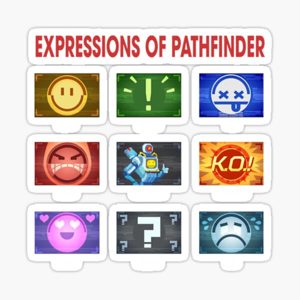 "Apex Legends Games Expressions Of Pathfinder" Sticker for Sale by ...