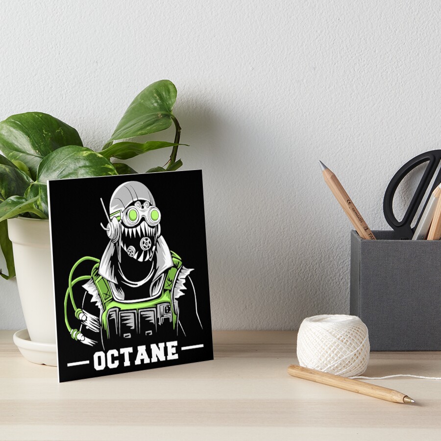 "Octane Apex Legend Video Game Character Art Meme" Art Board Print for ...