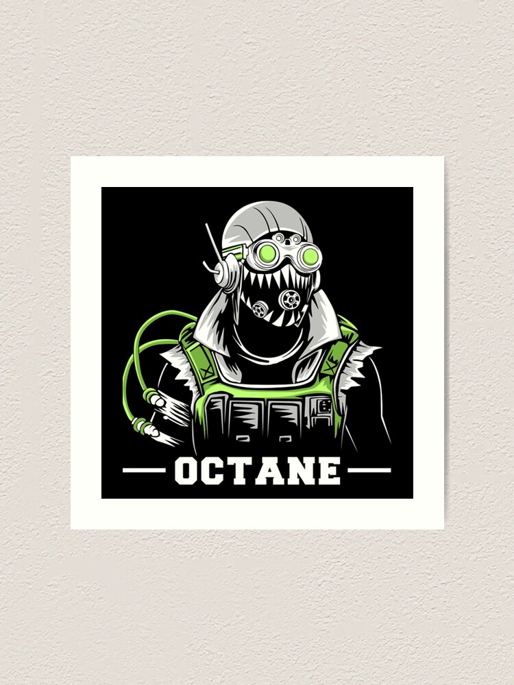"Octane Apex Legend Video Game Character Art Meme" Art Print for Sale ...