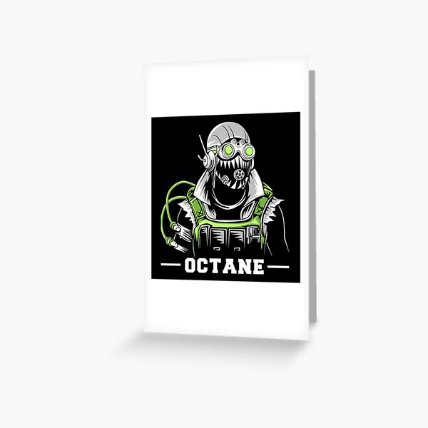 "Octane Apex Legend Video Game Character Art Meme" Greeting Card for ...