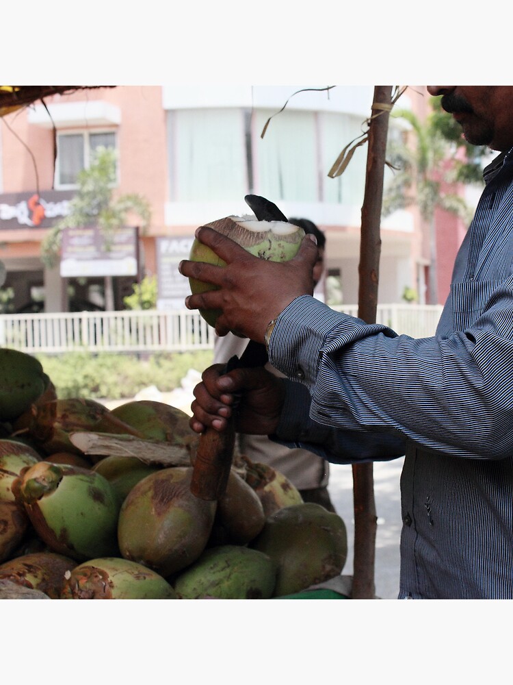 "Splitting a Coconut " Poster by andymak54 | Redbubble