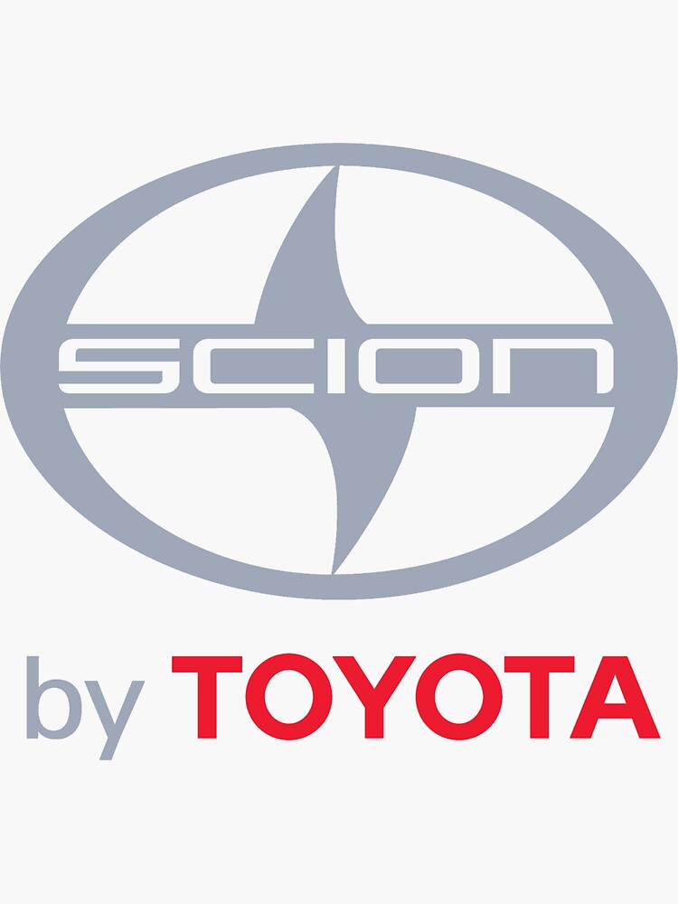 "CAR-SCION BY TOYOTA LOGO" Sticker for Sale by Brip501Auto | Redbubble