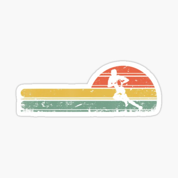 "Classic Retro Vintage Style Rugby" Sticker for Sale by bale2014 ...
