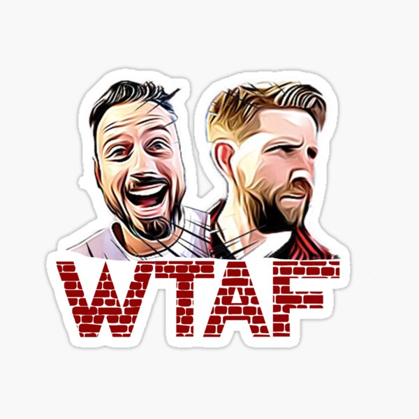 "WTAF Rich & G" Sticker for Sale by GarethIcke | Redbubble