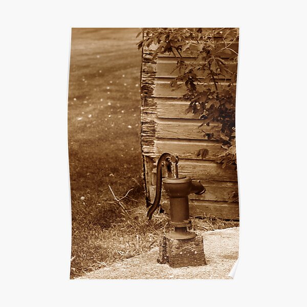 "Antique Water Pump" Poster by rhamm | Redbubble