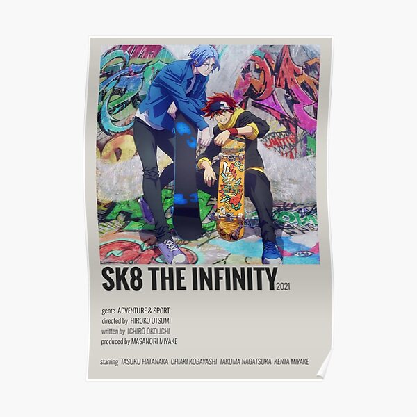 "Sk8 the infinity minimalist poster" Poster by MiikxCry | Redbubble