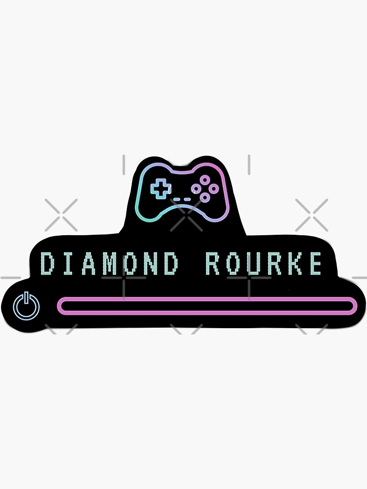 "Diamond Rourke" Sticker for Sale by rukoscollection | Redbubble