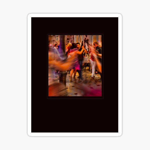 "Passionate Tango Dancing. II" Sticker for Sale by peter hayward ...