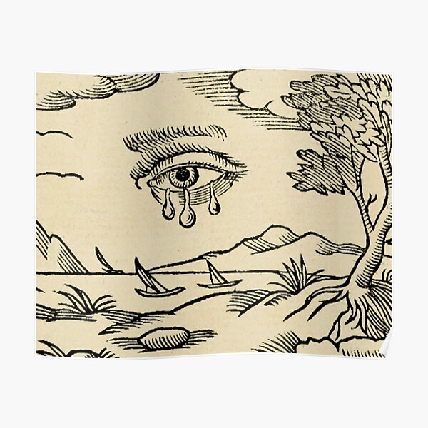 "Crying eye 2" Poster by GranPasso | Redbubble