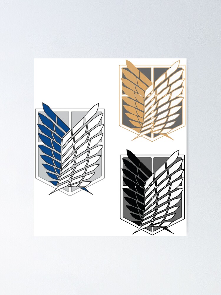 "AOT STİCKER PACK Sticker AOT logo sticker pack " Poster by lotfix ...