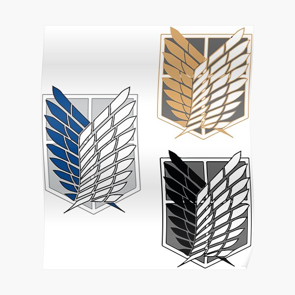 "AOT STİCKER PACK Sticker AOT logo sticker pack " Poster by lotfix ...