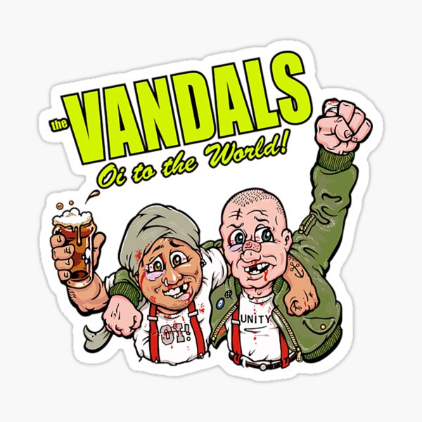 "the vandals" Sticker by ayzoi12 | Redbubble