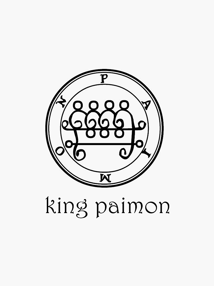 "King paimon" Sticker for Sale by Richardthings | Redbubble
