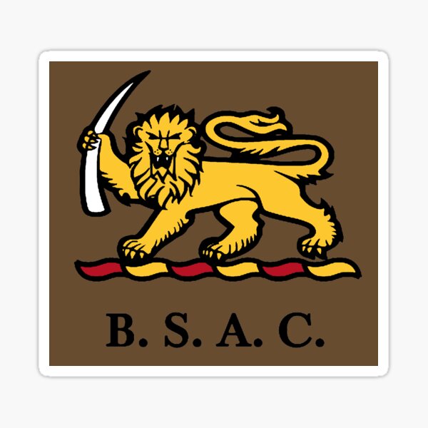 "B.S.A.C. (British South Africa Company) Emblem" Sticker for Sale by ...